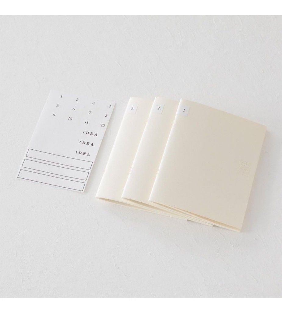 Midori MD paper light notebook A4 grid, Hobbies & Toys, Stationery ...