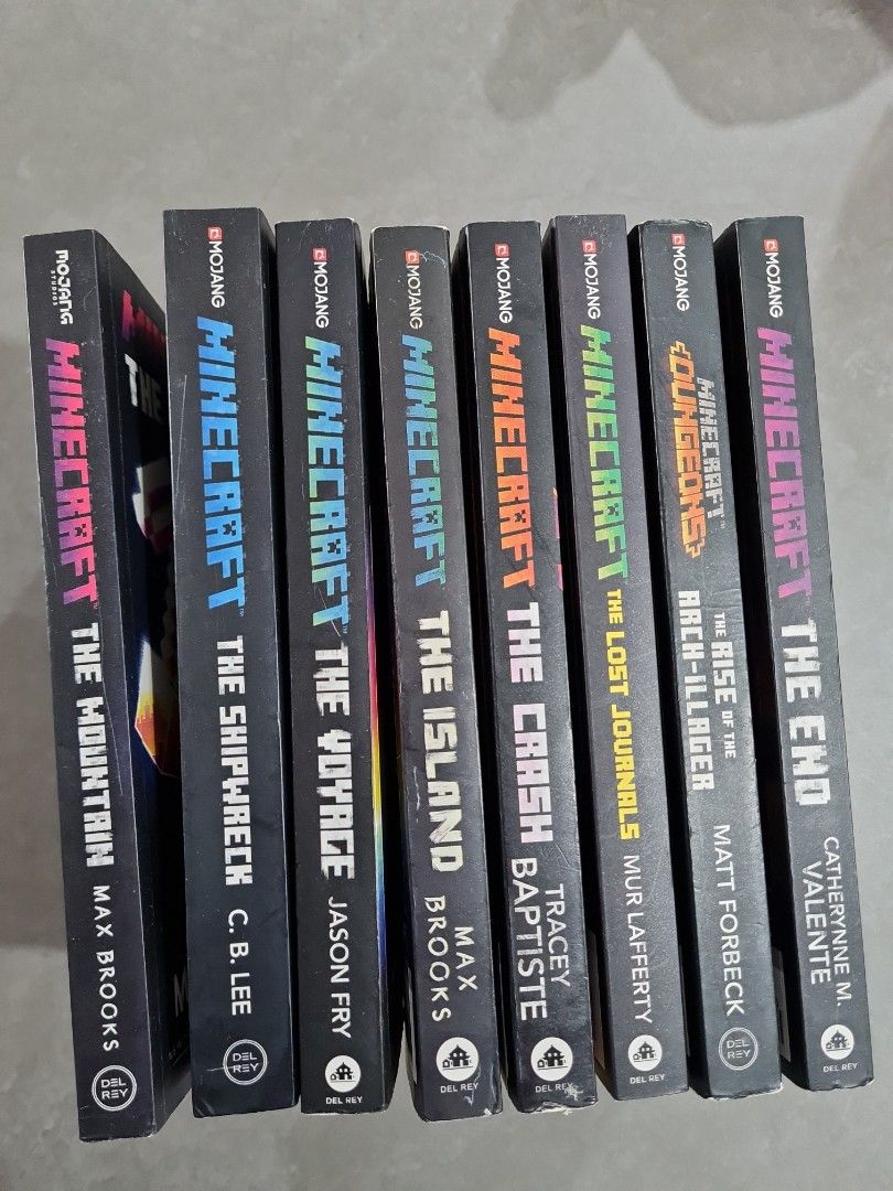 MINECRAFT Books (Set of 8), Hobbies & Toys, Books & Magazines, Children ...