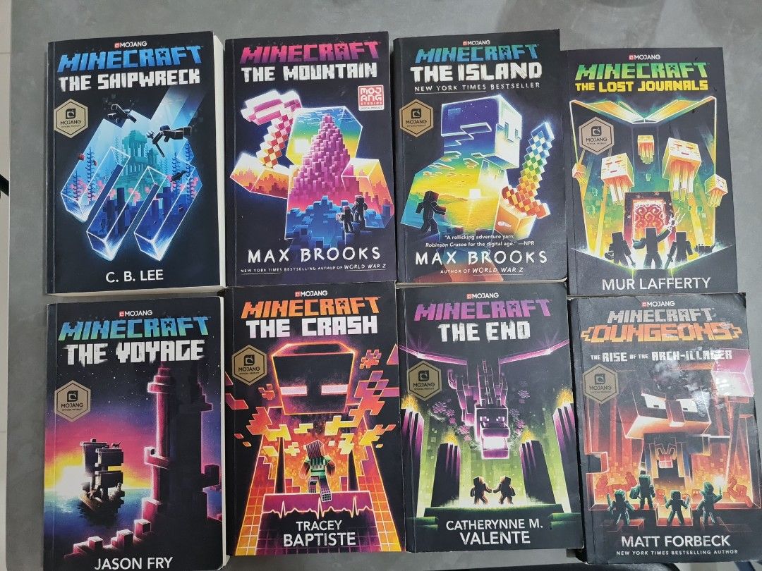 MINECRAFT Books (Set of 8), Hobbies & Toys, Books & Magazines, Children ...