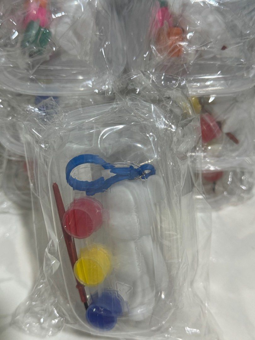 Mini DIY bear bricks keychain, Hobbies & Toys, Toys & Games on Carousell