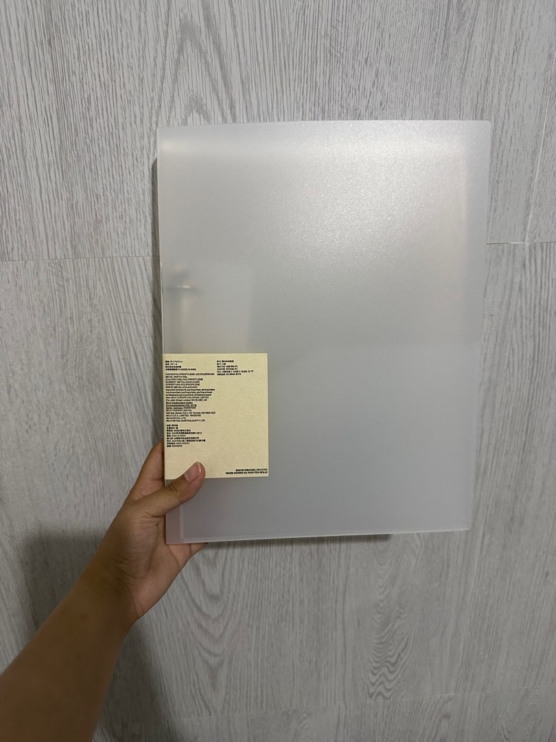 Muji Binder (2 holes - ring), Hobbies & Toys, Stationary & Craft, Stationery & School Supplies ...
