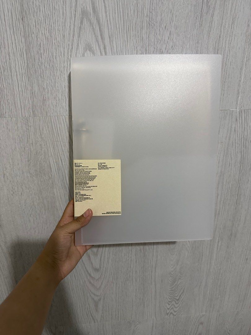 Muji Binder (2 holes - ring), Hobbies & Toys, Stationary & Craft, Stationery & School Supplies ...