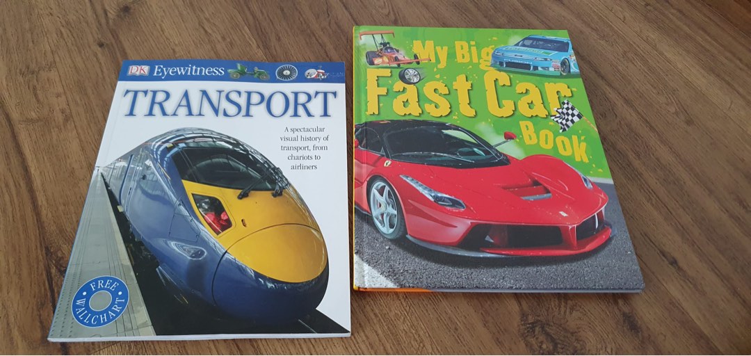 My Big Fast Car Book + DK Eyewitness Transport, Hobbies & Toys, Books ...
