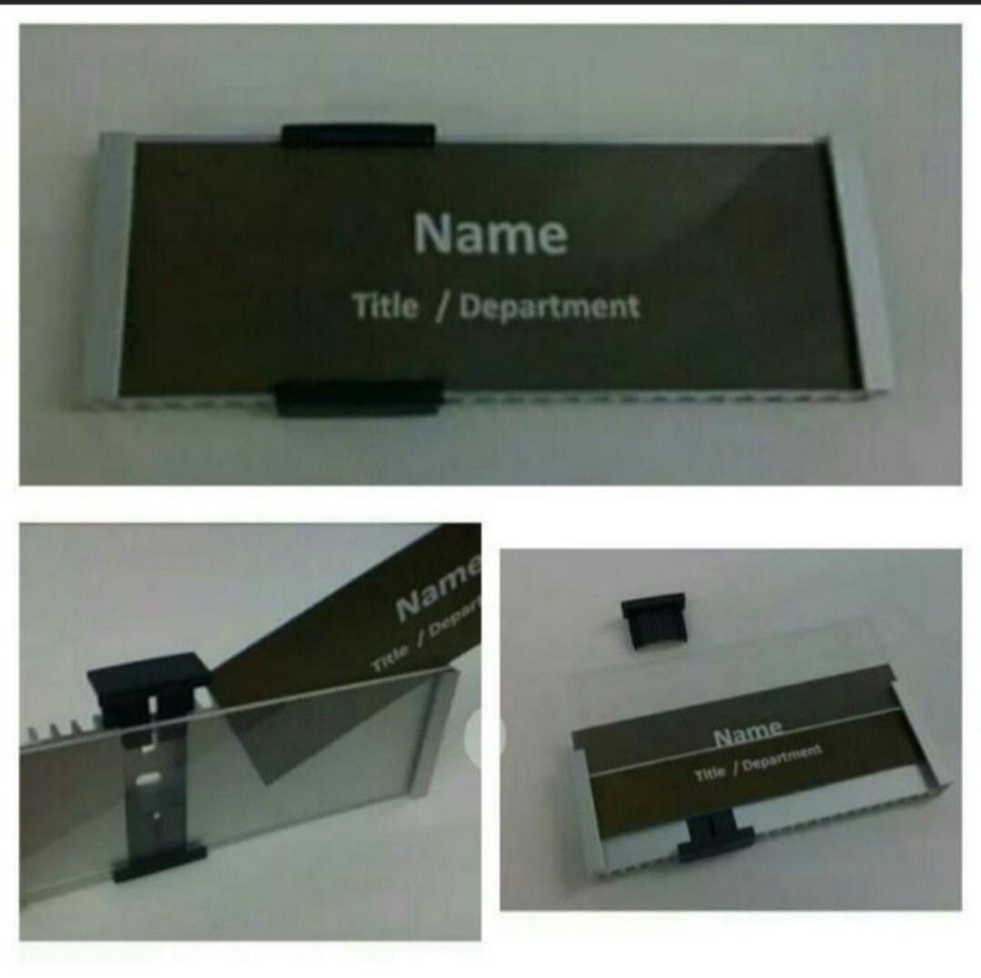 Name Tag Office Frame Name Display - Signage for Work Station, Hobbies ...
