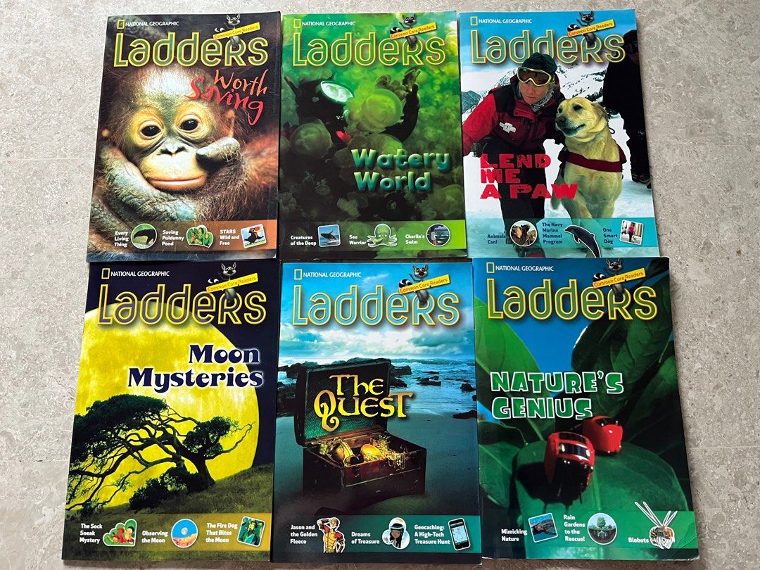 National Geographic ladders Common Core Readers, Hobbies & Toys, Books ...