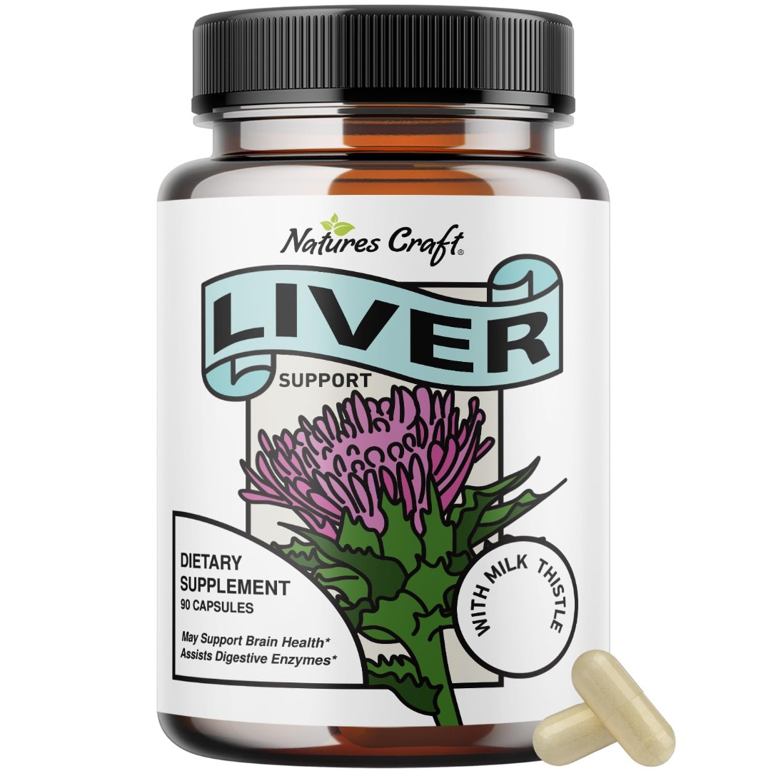 Natures Craft Liver Supplements With Milk Thistle - Artichoke ...