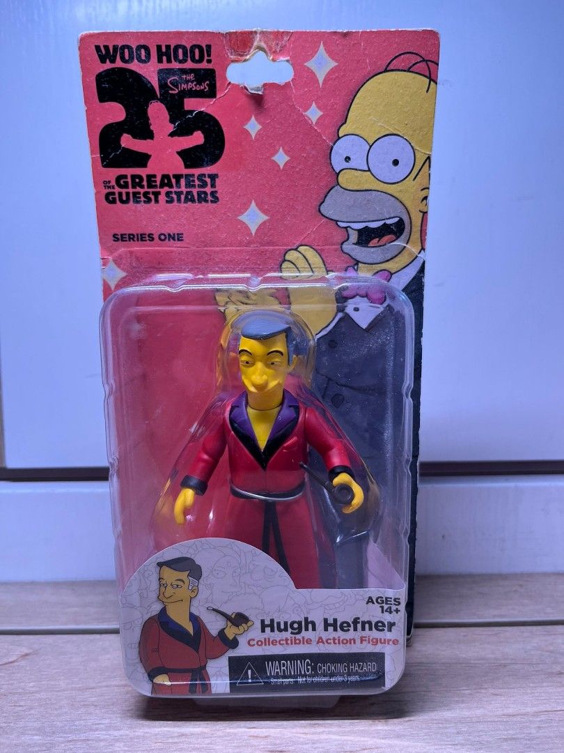 NECA The Simpsons 25 Of The Greatest Guest Stars Hugh Hefner Action ...