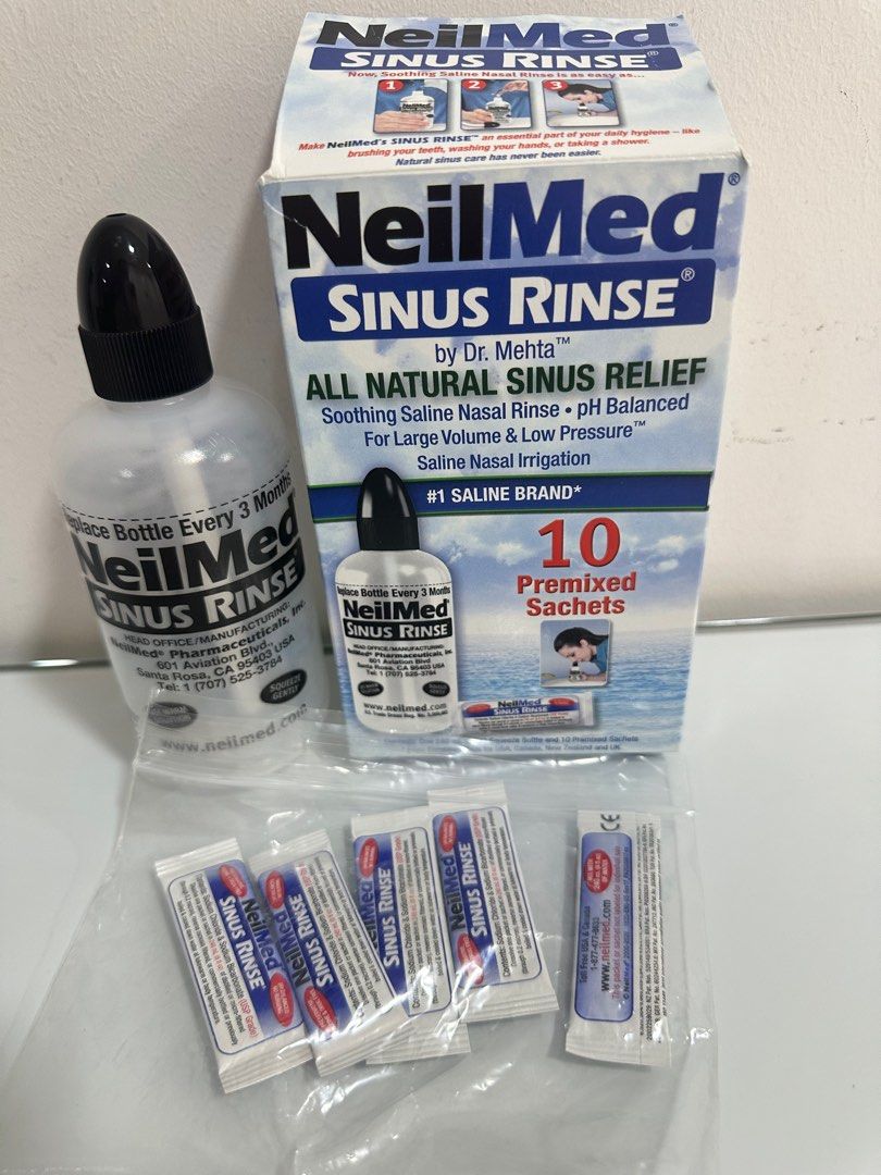 Neilmed Sinus Rinse Adult Starter Kit, Beauty & Personal Care ...