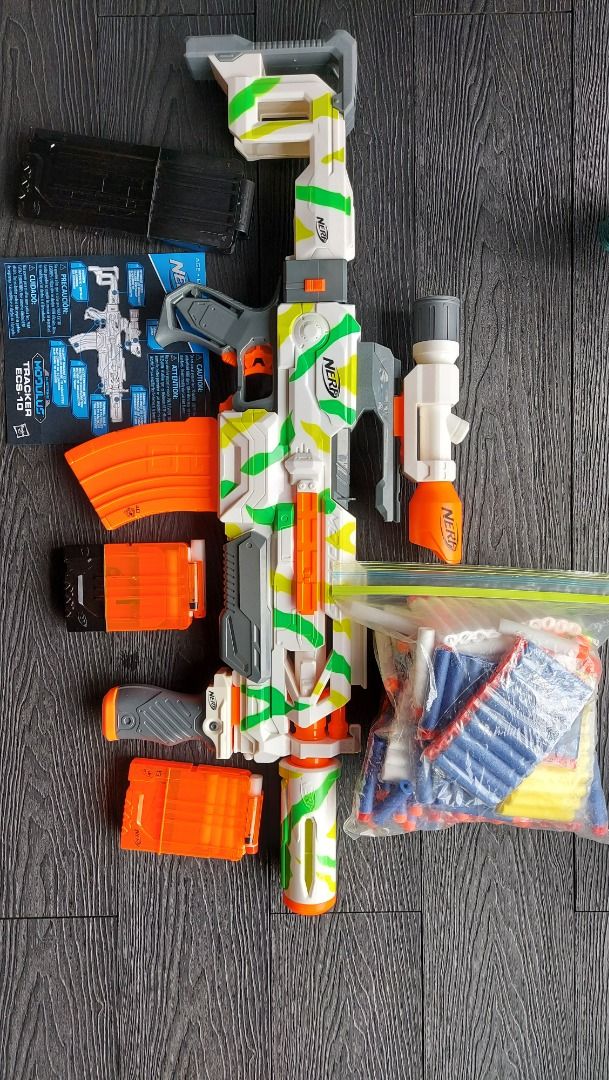 Nerf N-Strike Modulus ECS-10 Blaster Limited Edition, Hobbies & Toys ...