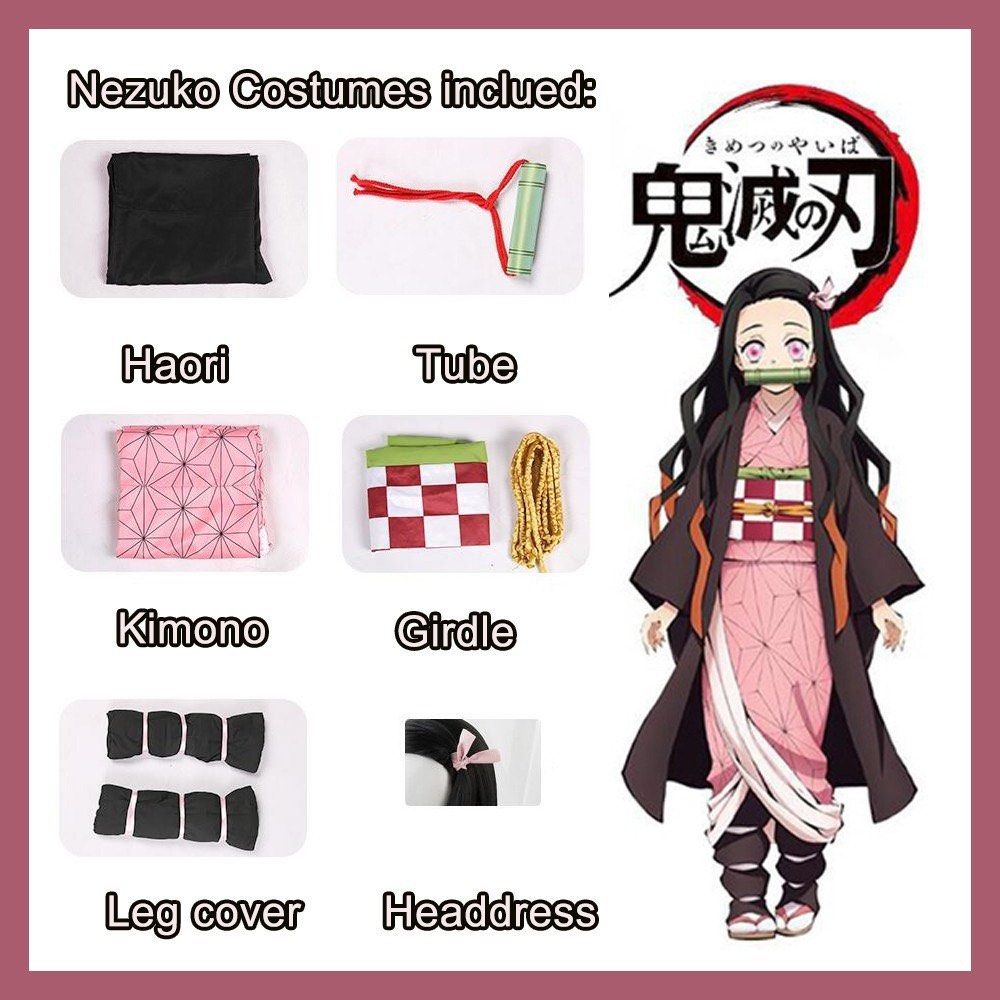 Nezuko costume, Hobbies & Toys, Stationary & Craft, Occasions & Party ...