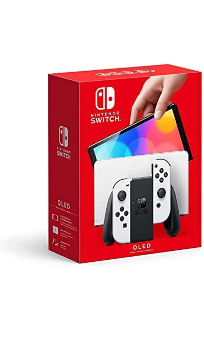 Nintendo Switch OLED (2 colours available), Video Gaming, Video Game ...