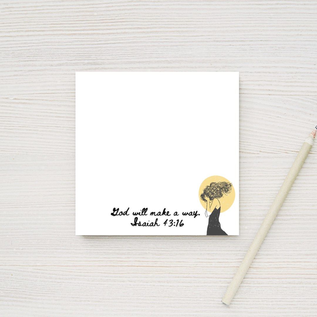 Notepad Personalized Bible Verse, Hobbies & Toys, Stationary & Craft ...