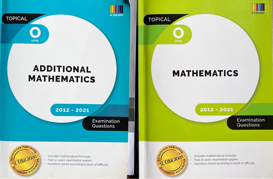 O Level Topical TYS (E and A math), Hobbies & Toys, Books & Magazines ...