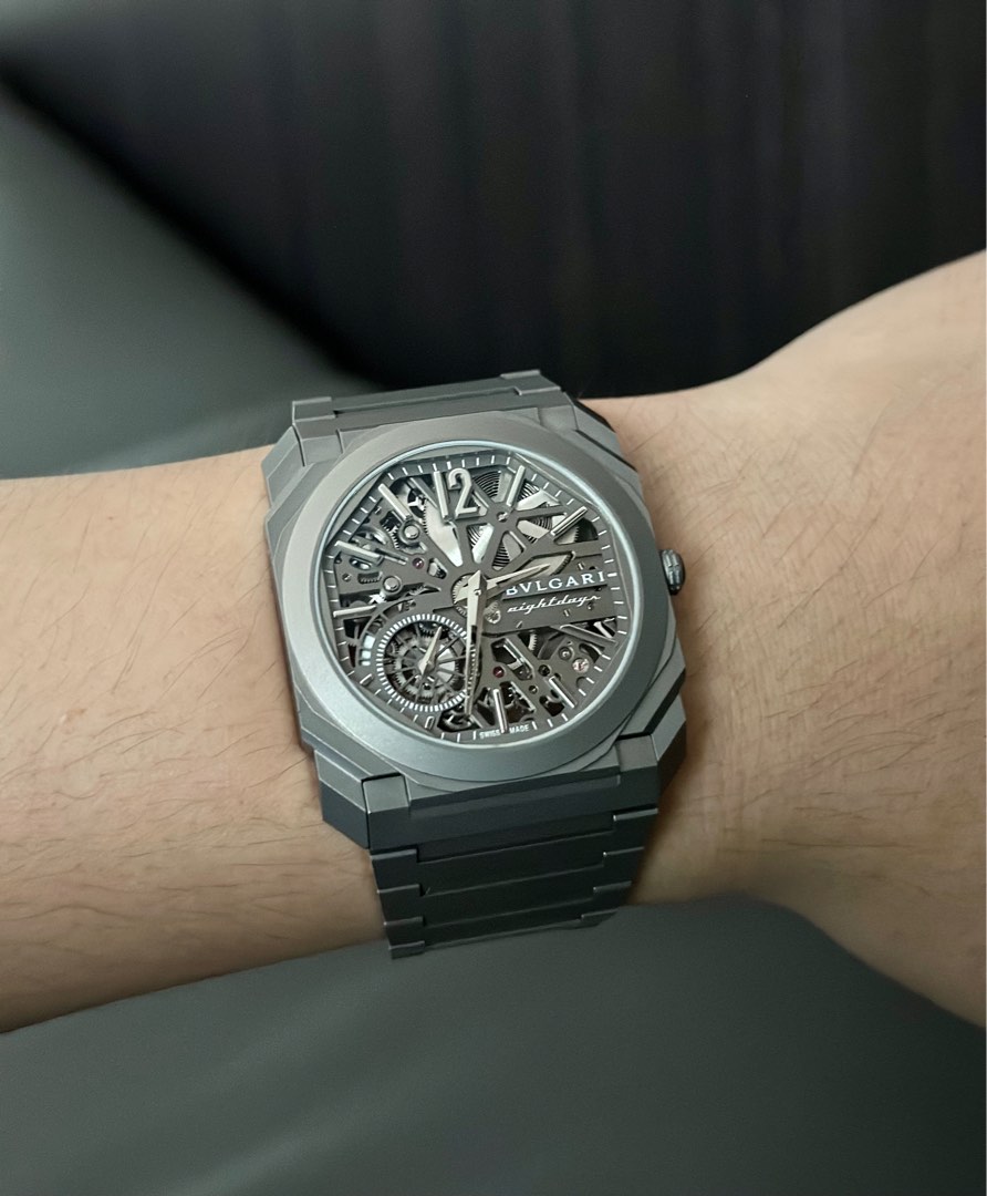 Octo Finissimo Titanium Skeleton, Luxury, Watches on Carousell