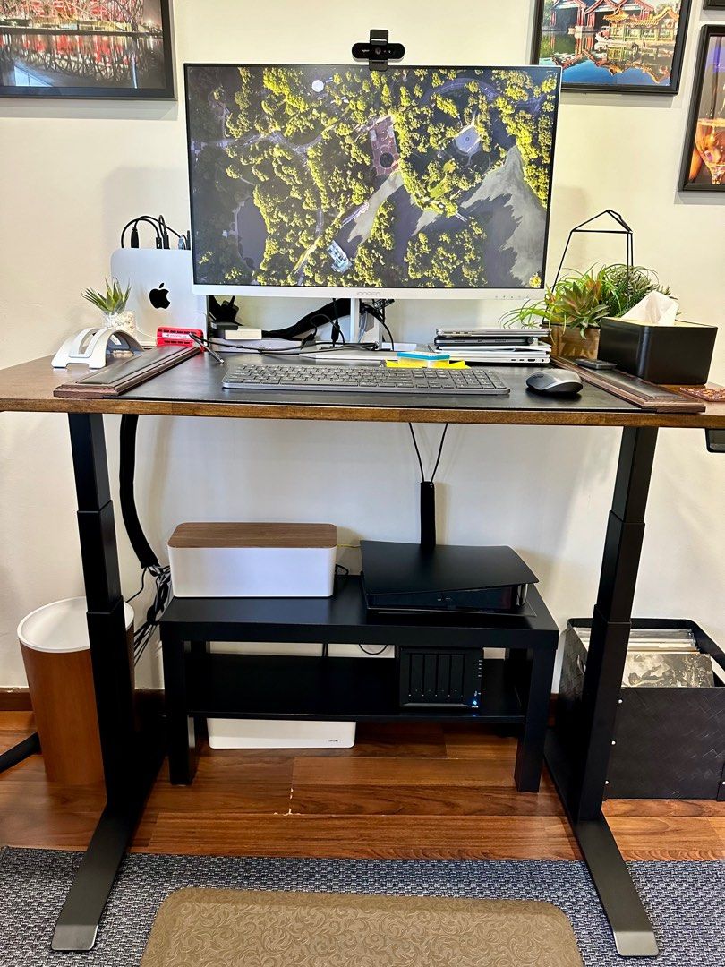 Omnidesk Pro 2020 Wildwood Richbrown 1.2m, Furniture & Home Living ...