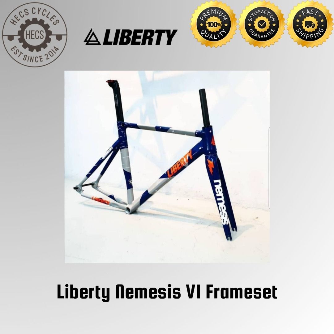 OEM Liberty Nemesis V1 Frameset Fixed Gear Fixie Singlespeed Frame ...
