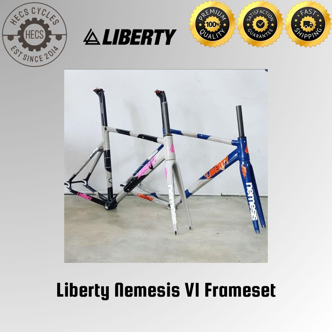 OEM Liberty Nemesis V1 Frameset Fixed Gear Fixie Singlespeed Frame ...