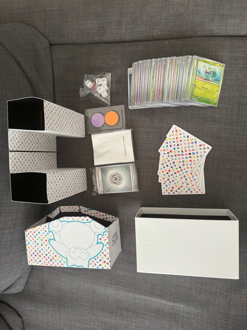 Opened Pokémon 151 ETB, Hobbies & Toys, Toys & Games on Carousell