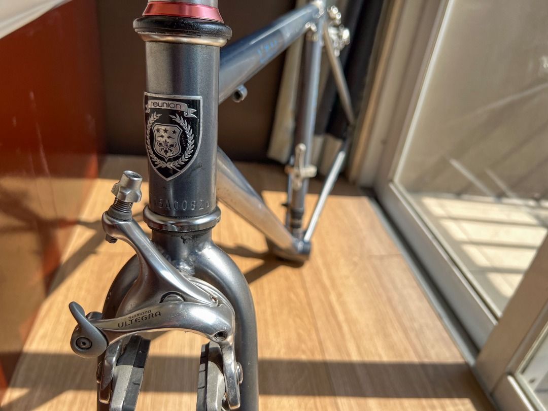 Original Asahi Reunion Lilu Steel Frameset (Classic road bike/Commuter ...