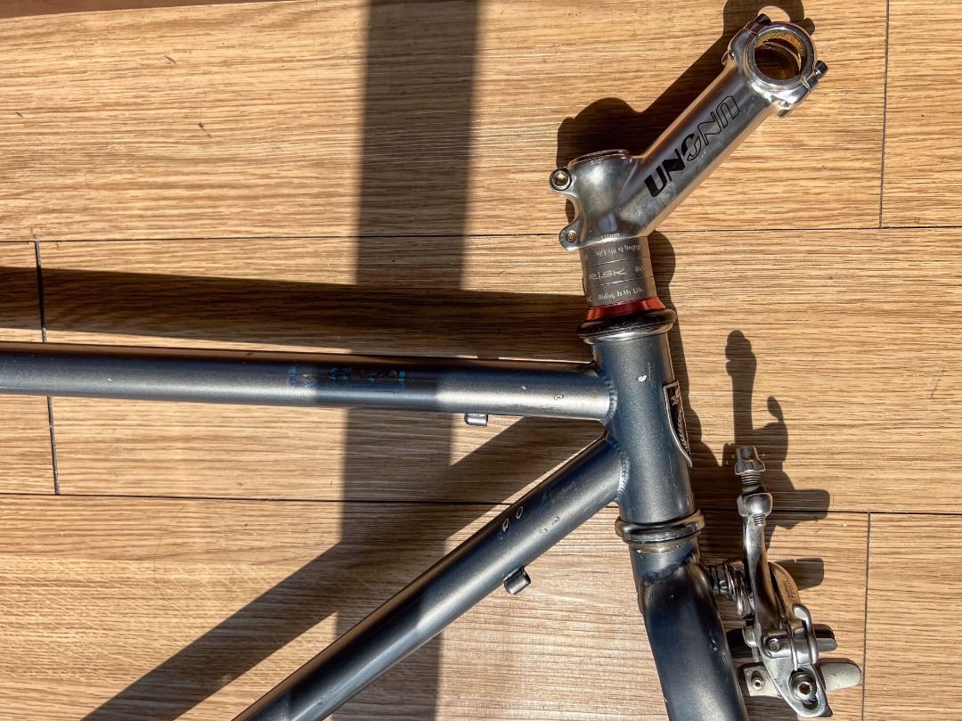 Original Asahi Reunion Lilu Steel Frameset (Classic road bike/Commuter ...