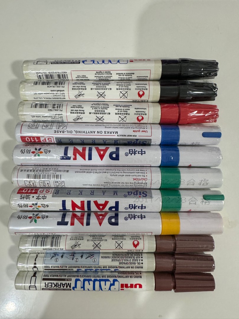 Paint Markers, Hobbies & Toys, Stationery & Craft, Stationery & School ...