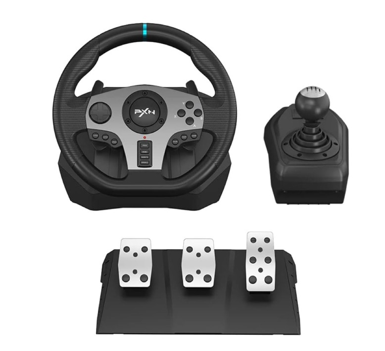 PC Steering Wheel, PXN V9 Universal Usb Car Sim 270/900 degree Race ...