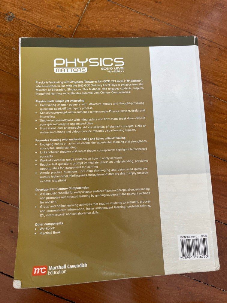 Physics Matters Textbook, Hobbies & Toys, Books & Magazines, Textbooks ...