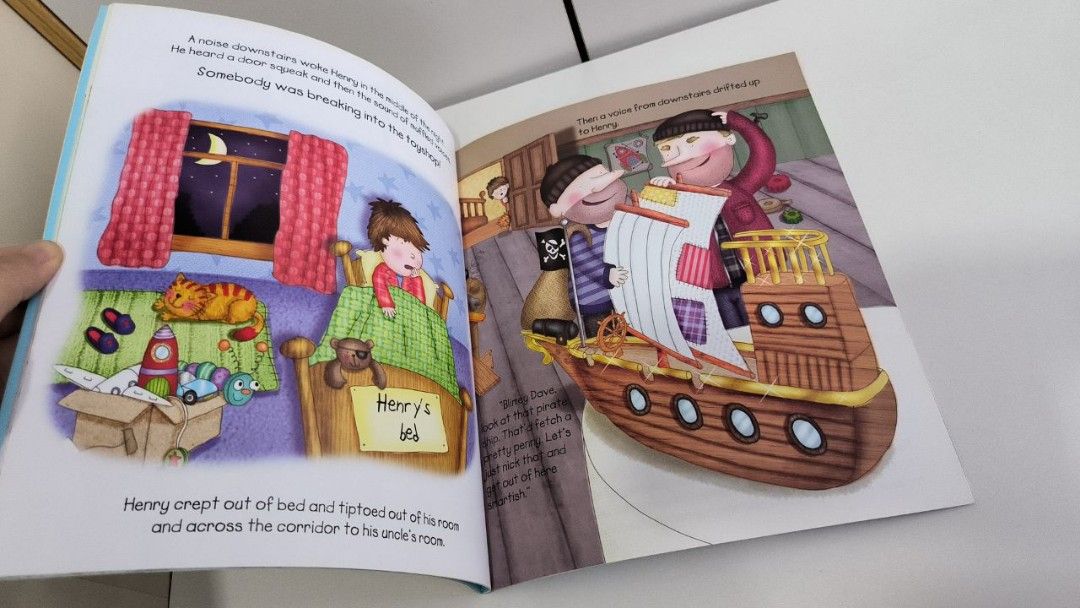 Picture book Henry's Pirate surprise Large size like new, Hobbies ...