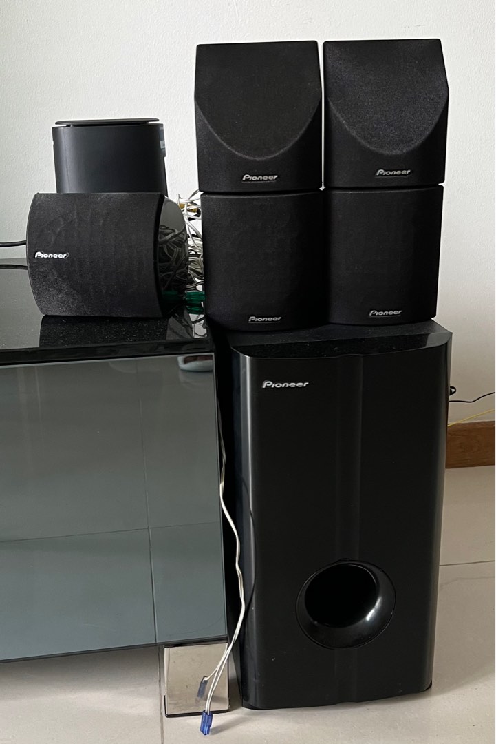 Pioneer S-DV170 speakers & sub woofer, Audio, Soundbars, Speakers ...