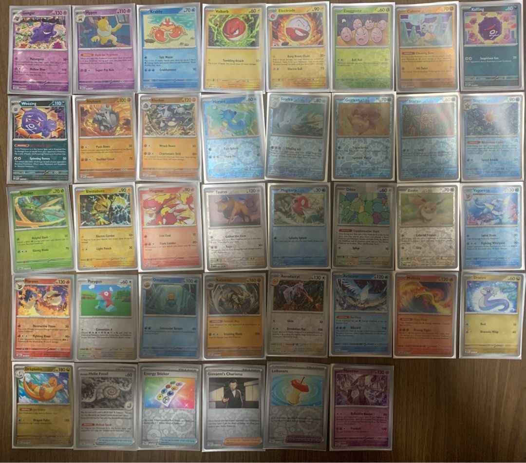Pokémon 151 Ex, Reverse Holo, Hobbies & Toys, Toys & Games on Carousell