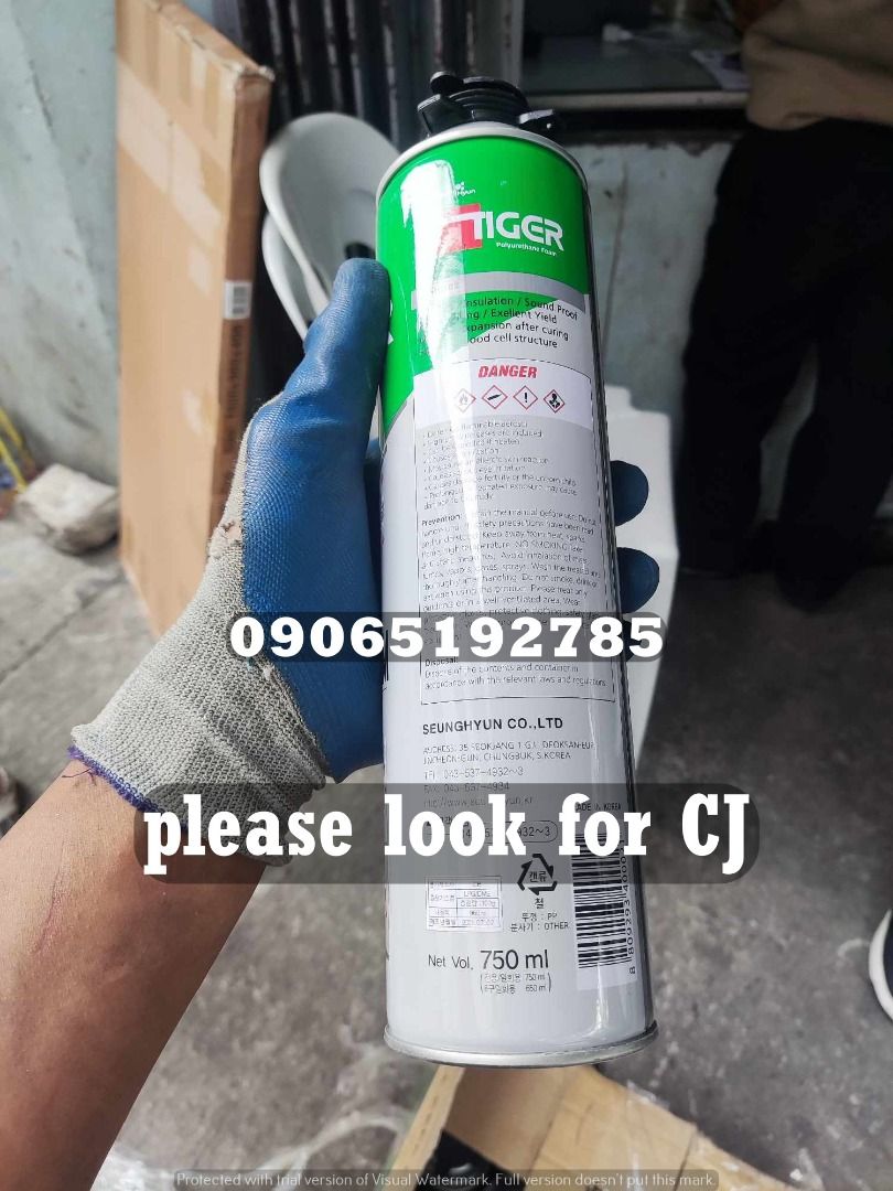 Polyurethane tiger foam, Commercial & Industrial, Construction Tools ...