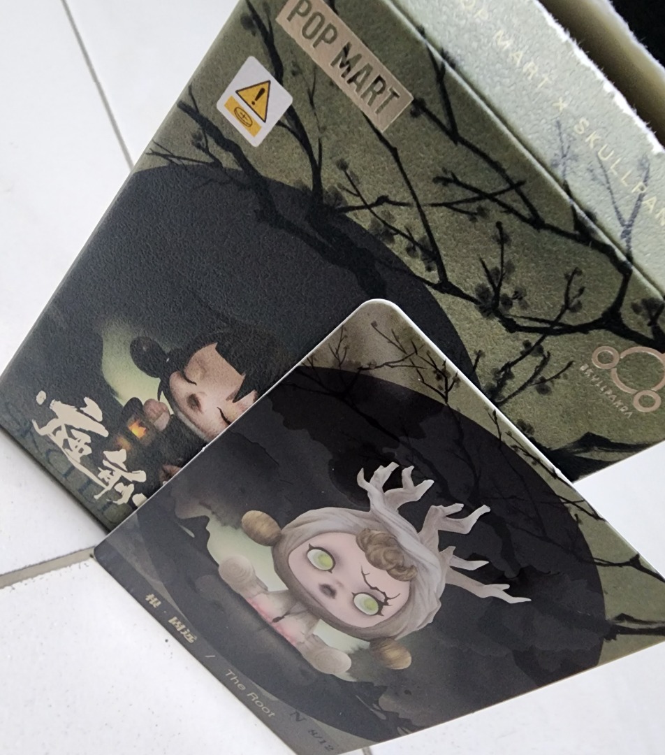 Pop mart skull panda the ink plum Blossom root, Hobbies & Toys, Toys ...