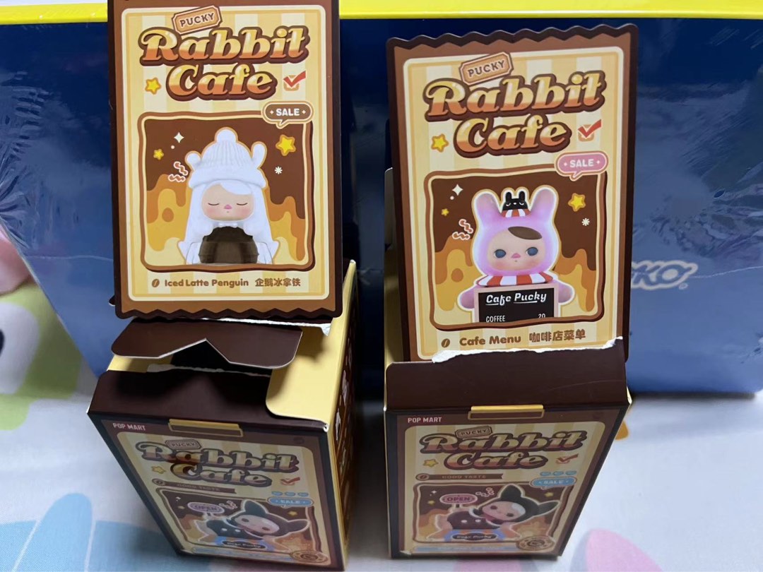 Popmart Pucky Rabbit Cafe & Amazing night WTS/WTT, Hobbies & Toys, Toys ...