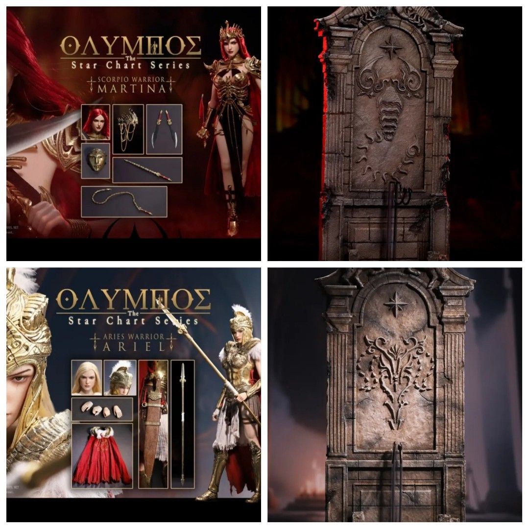 POPToys Olympus The Star Chart Series - Scorpion Warrior - Marstina OSC-001 Base OSC-002 Ariel ...