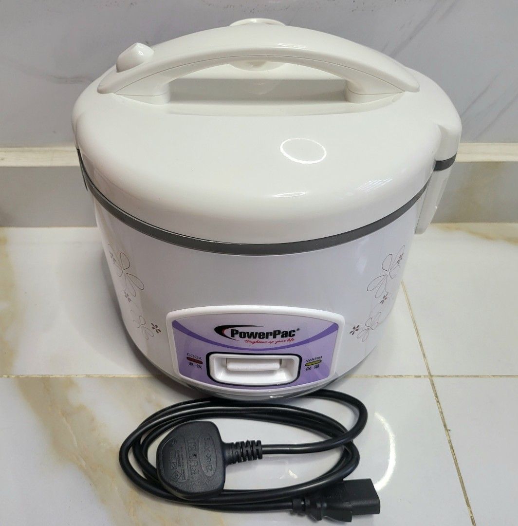 PowerPac rice cooker. Model PPRC12 500W 1.2L, TV & Home Appliances ...
