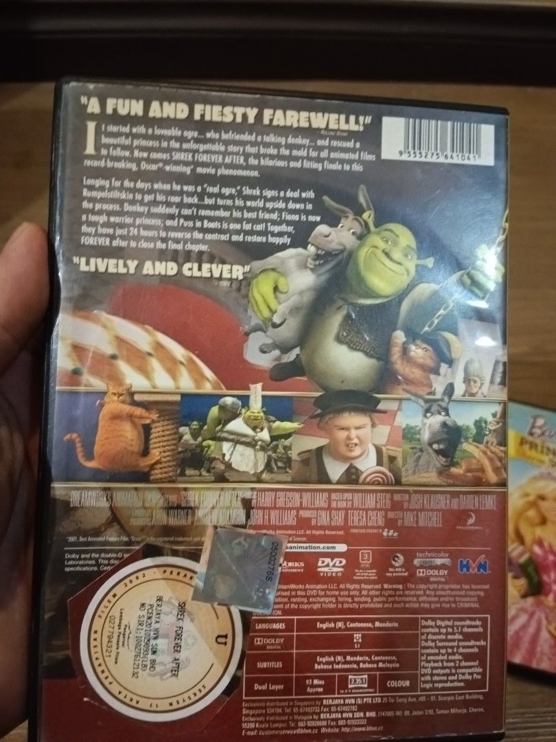 preloved DVD - Shrek Forever After - the Final Chapter - Original ...