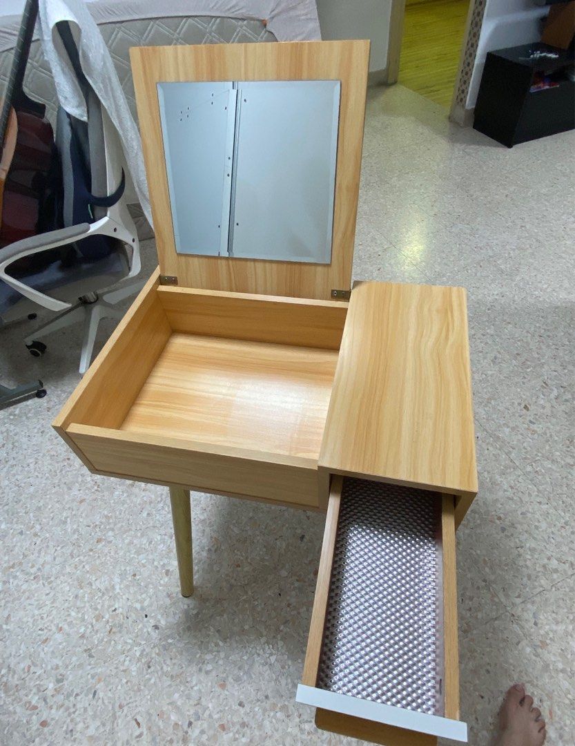 Preloved vanity table, Furniture & Home Living, Furniture, Shelves ...