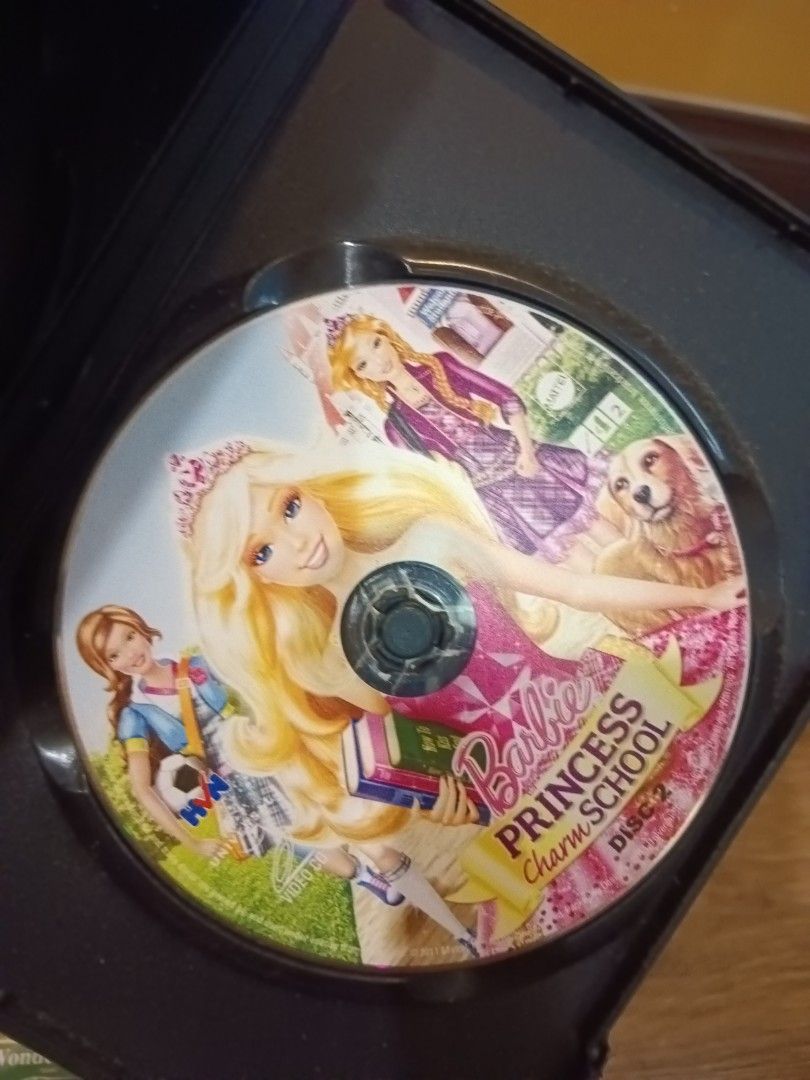 Preloved VCD - Barbie Princess Charm School - Original, Hobbies & Toys ...