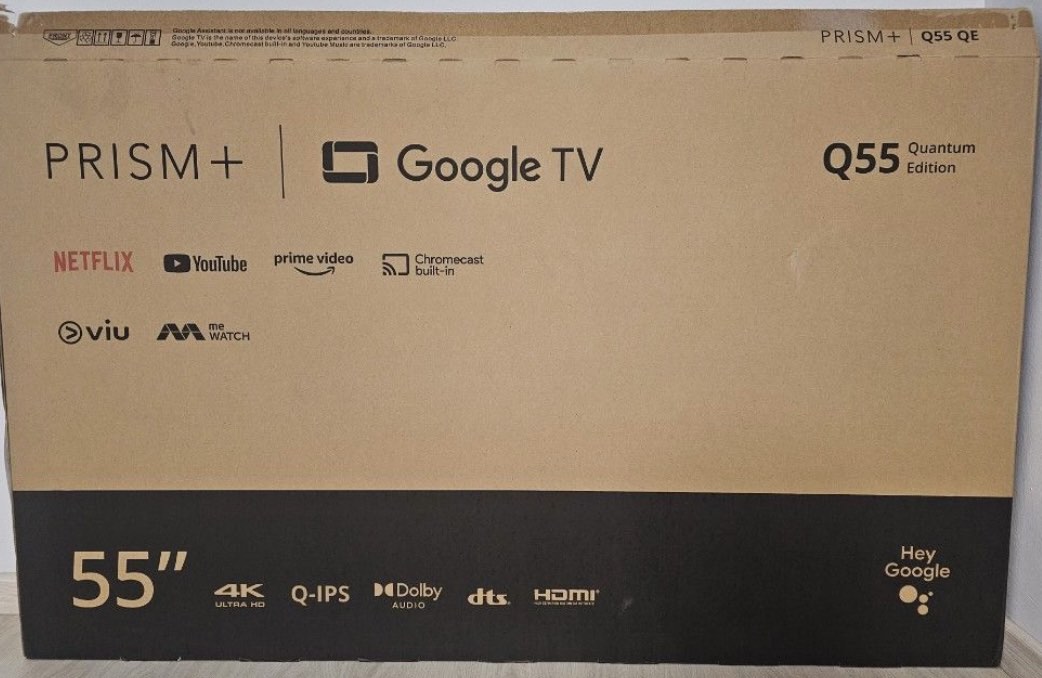 Prism + 55 TV 4K Smart, TV & Home Appliances, TV & Entertainment, TV on ...