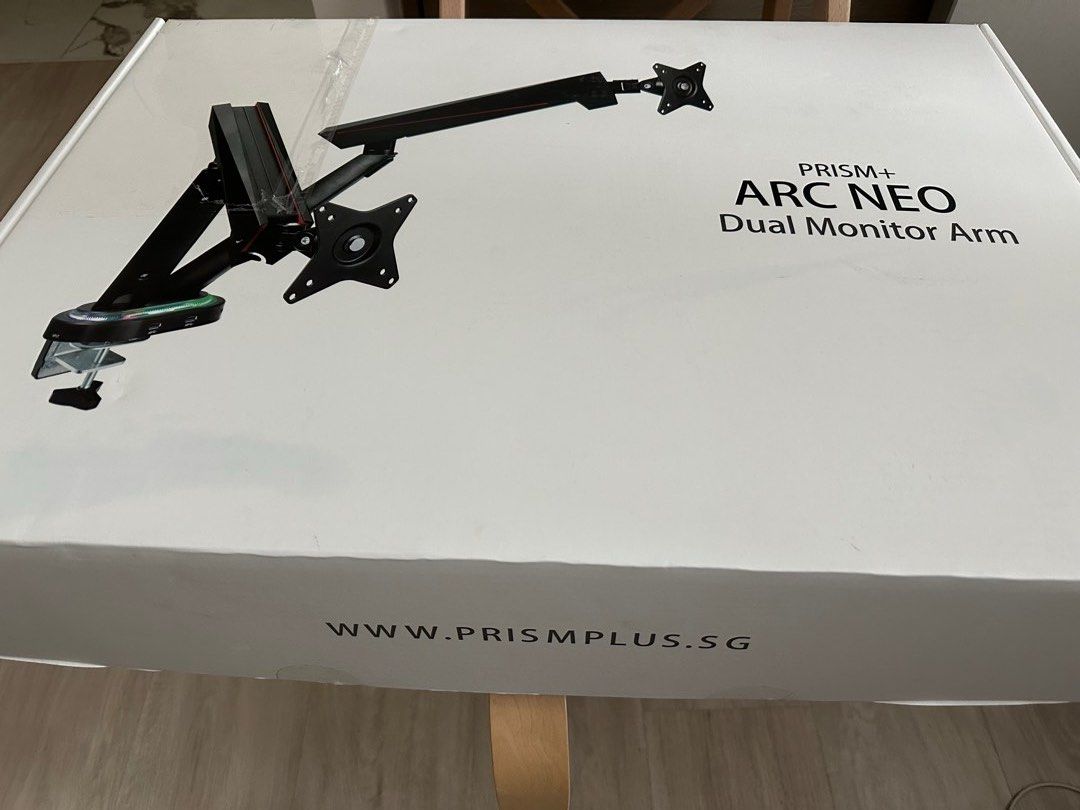 Prism + Arc Neo Dual Monitor Arm (Used), Computers & Tech, Parts ...