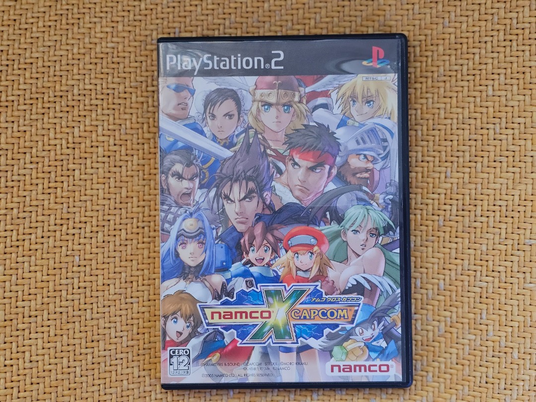 PS2 日版 Namco X Capcom 碟新淨齊說明書(深水步站交收), 電子遊戲, 電子遊戲, PlayStation - Carousell