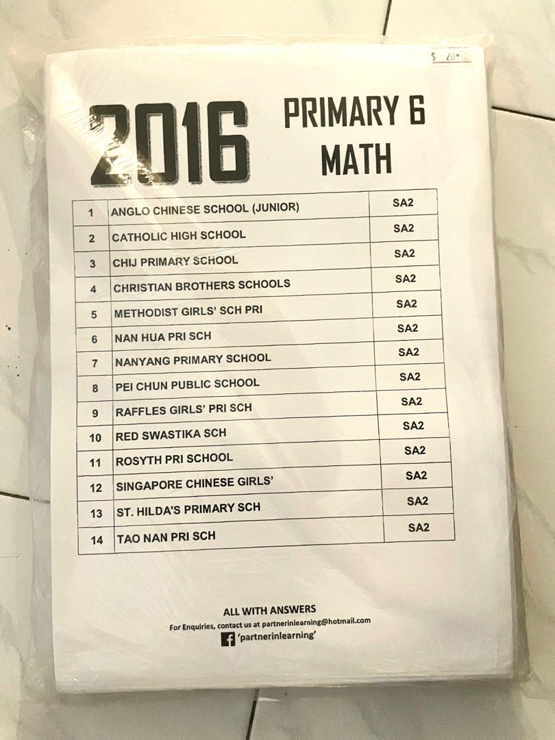 Psle / p6 exam papers, Hobbies & Toys, Books & Magazines, Assessment ...