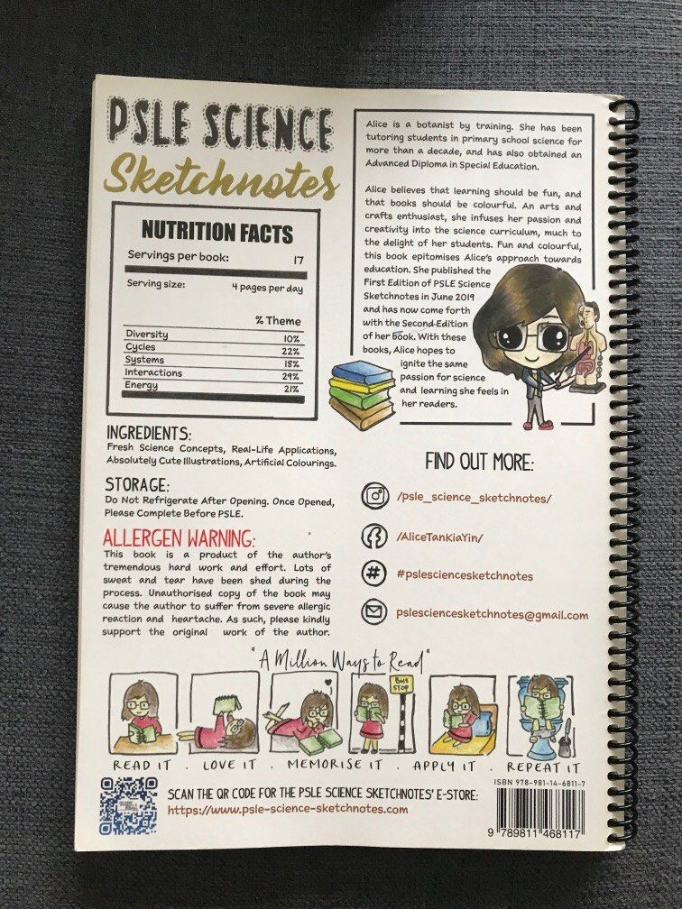 PSLE Science Sketchnotes book , Hobbies & Toys, Books & Magazines ...