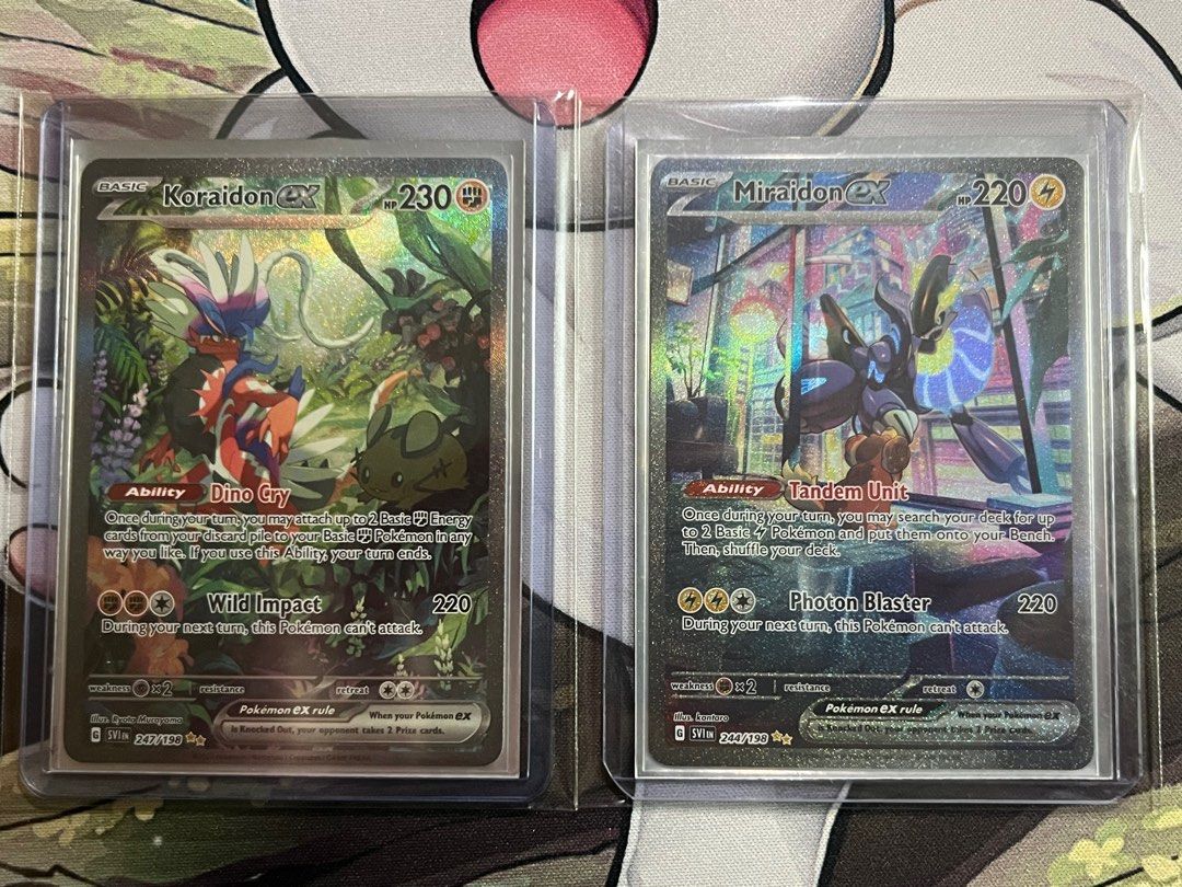 PTCG TCG Pokemon Card Legendary Generation 9 Gen 9 Scarlet & Violet Koraidon Miradon AA ...
