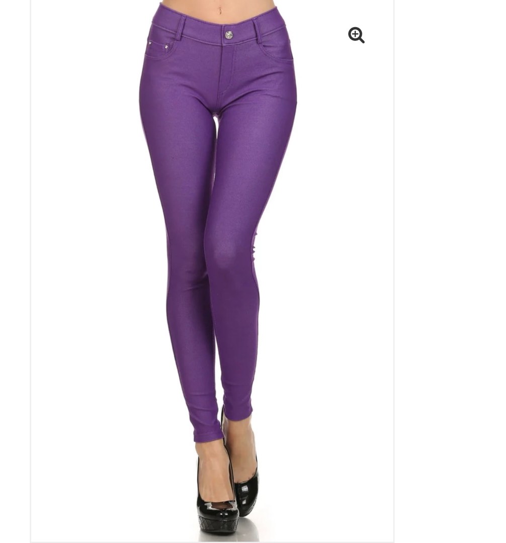 Purple skinny Jeans, Women's Fashion, Bottoms, Jeans on Carousell