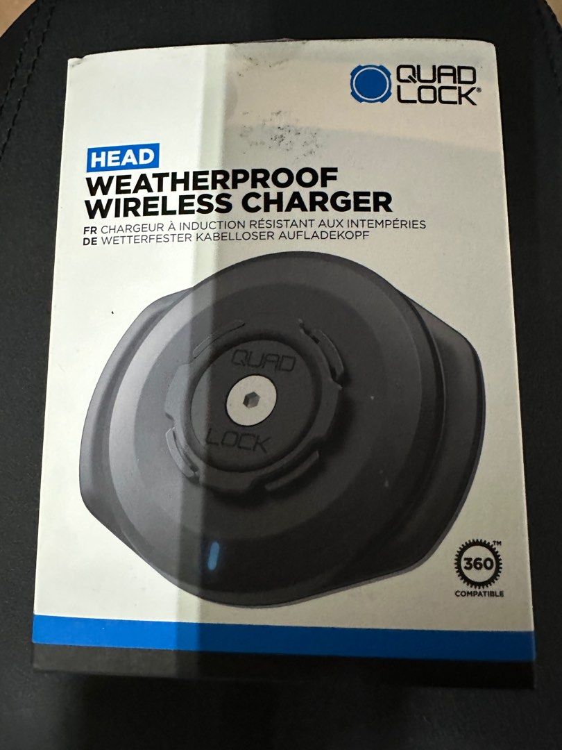 Quad Lock Waterproof wireless charger, Motorcycles, Motorcycle ...