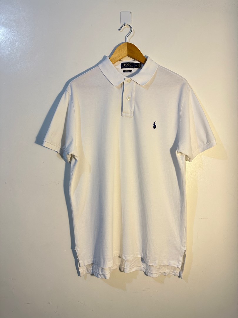 Ralph Lauren Small Pony Polo Shirt - White, Men's Fashion, Tops & Sets, Tshirts & Polo Shirts on ...
