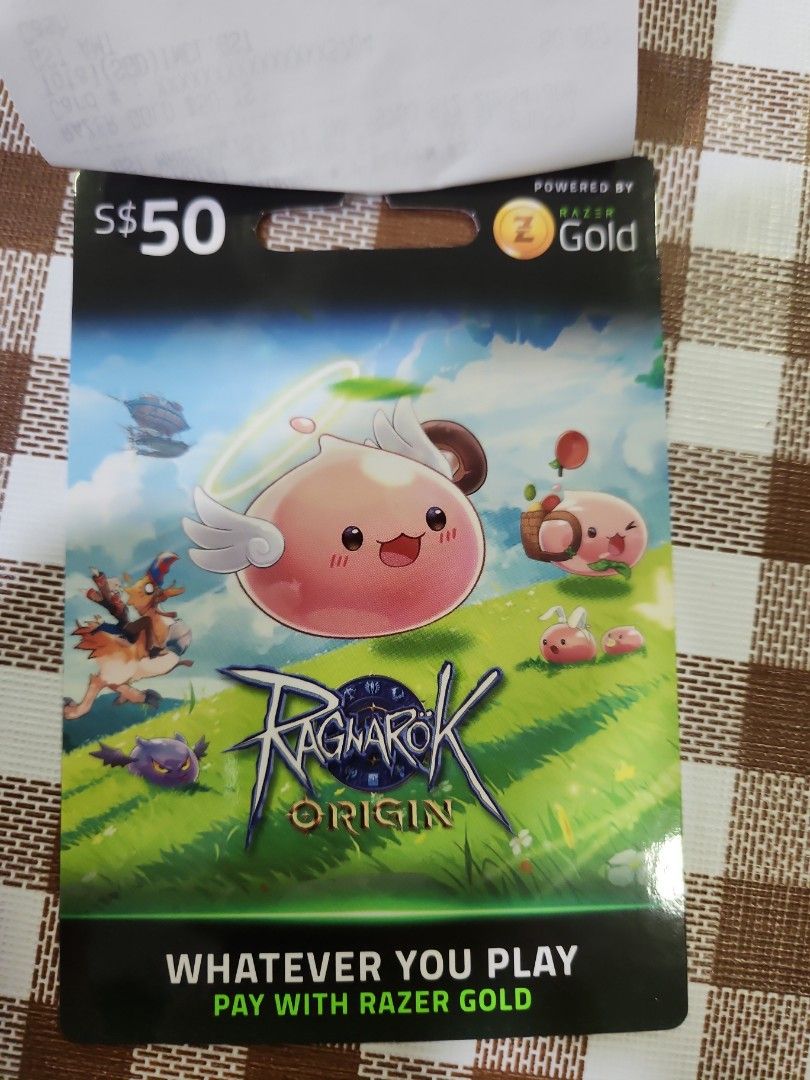 RAZER GOLD RAGNAROK ORIGIN Gift Card, Video Gaming, Gaming Accessories ...