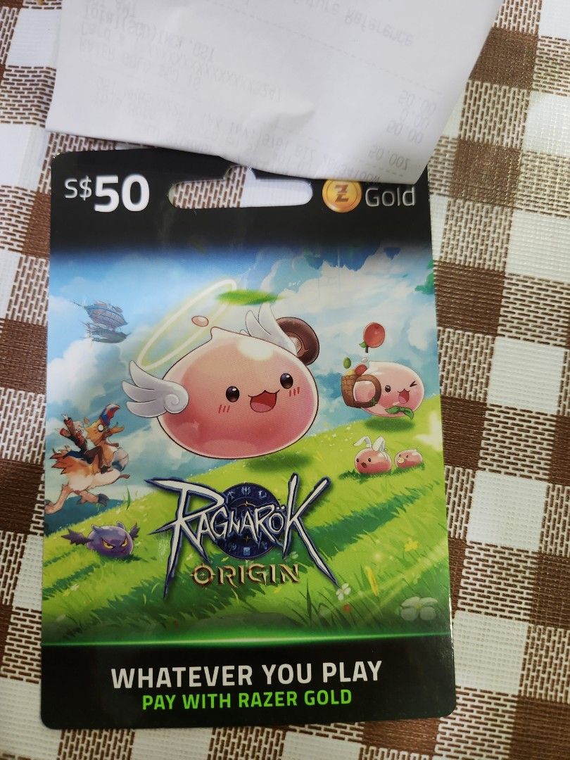 RAZER GOLD RAGNAROK ORIGIN Gift Card, Video Gaming, Gaming Accessories ...