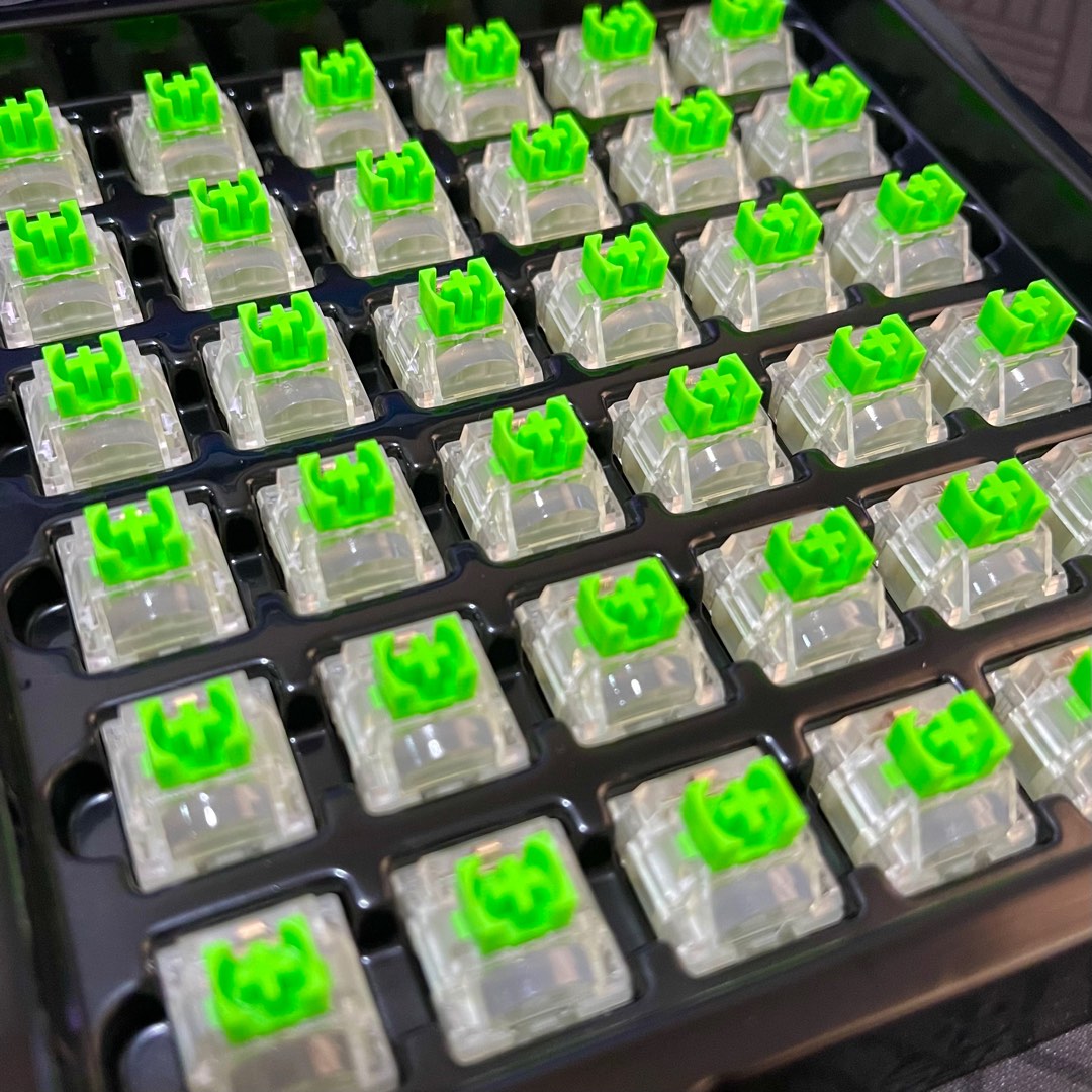 Razer Mechanical Green Clicky Switch Gen-3 (2 boxes), Computers & Tech ...